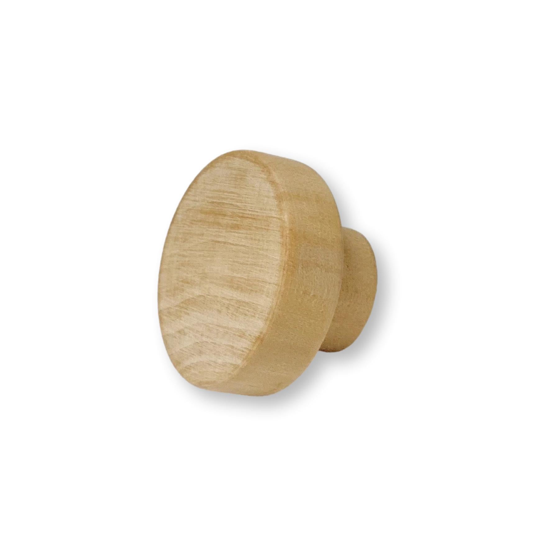 Round Wood Cabinet Knob – Purdy Hardware