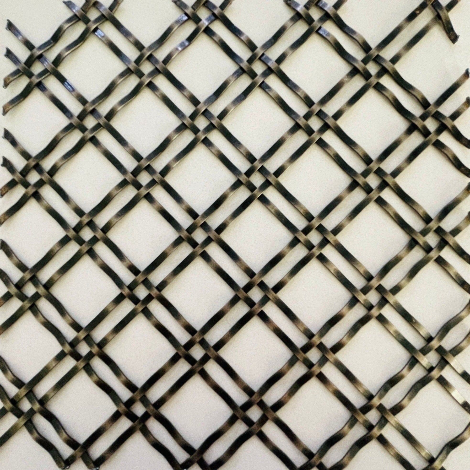 Wire Mesh Antique Nickel Finish "BAN" Creative Grille Mesh – Purdy Hardware